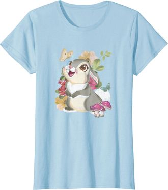 Disney Bambi Thumper Vintage Floral Portrait T-Shirt