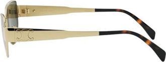 Celine CL40293U Metal Triomphe Sunglasses - Gold