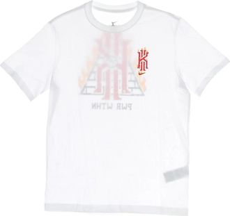 Nike Kyrie Logo Dry Fit T-Shirt - - Sport - Herren - Wei&szlig; - XL