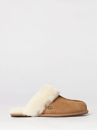 UGG Mules Scuffette II en daim et shearling &agrave; bout rond