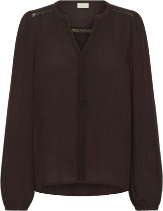 Kaffe Femme, Blouses et Chemises, Brun, Taille: 36 FR Blouses