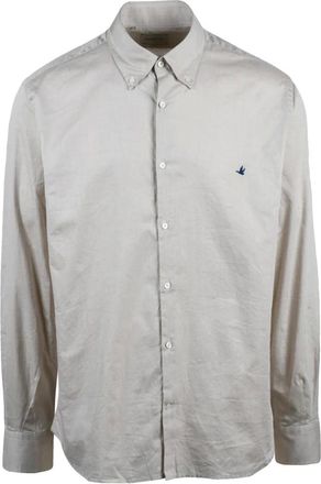 Brooksfield Homme, Chemises, Beige, Taille: 5XL Casual Shirt