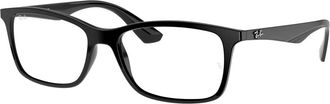 Ray-Ban unisex, Accessoires, Noir, Taille: 54 MM Lunettes de vue Rx7047