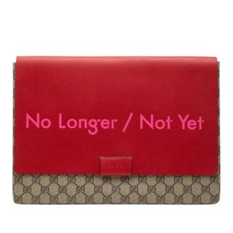 Gucci Sac pochette Pre-owned en toile - Femme - Pre-owned - Rouge - Taille: ONE Size