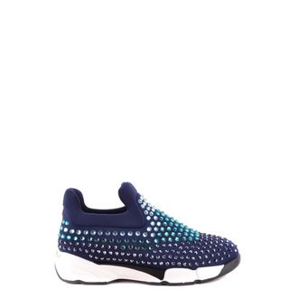 Pinko Blaue Rhinestone Sneakers Fr&uuml;hling/Sommer - - Shoes - Damen - Blau - 36 EU
