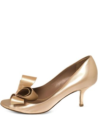 Valentino Garavani escarpins à détail de noeud 70 mm - Tons neutres