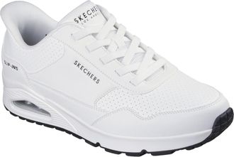 Skechers Mens Uno-Banksia Luxe Hands Free Slip-ins Sneaker, wht, 45.5 EU
