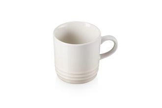 LE CREUSET Cappuccino Becher aus Steinzeug, 200 ml, Meringue, 70303207160099