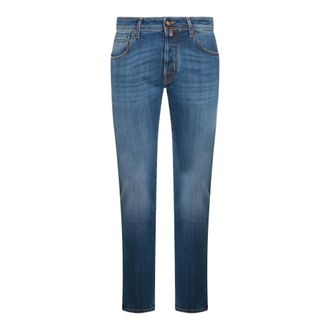 Jacob Cohen Homme, Jeans, Bleu, Taille: W38 Jean Denim Bleu avec Fermeture &Eacute;clair