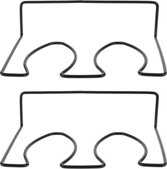 Cabilock 2 St&uuml;ck Stiefelregal zum Aufh&auml;ngen Platzsparender Wandschuhorganizer f&uuml;r Eingangsbereich und Kleiderschrank Schwarze Schuhaufbewahrung ohne Bohren Luf