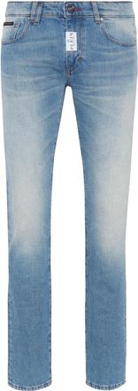 Philipp Plein Homme, Jeans, Bleu, Taille: W29 Pantalon 5 Poches en Denim