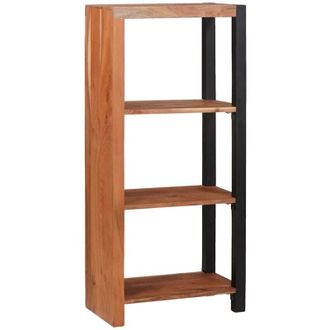 vidaXL B&uuml;cherregal Braun, Schwarz 50 x 30 x 110 cm Vidaxl