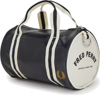 Fred Perry Femme, Sacs, Noir, Taille: ONE Size Classic Mini Barrel Bag