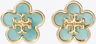 Tory Burch Damen Forget Me Not Blumenohrstecker