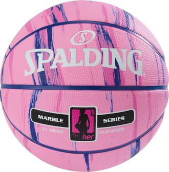 Spalding NBA Marble Series 4HER PNK/Lila SZ6