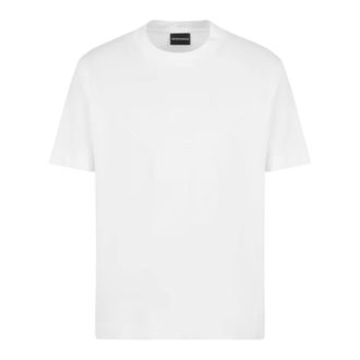 Emporio Armani Homme, Tops, Blanc, Taille: XL T-shirt blanc à manches courtes 6D1Tq71Jocz01C7