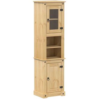 vidaXL vidaXL Badschrank Corona 50x40x185 cm Massivholz Kiefer