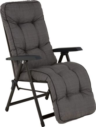 Patio Loungesessel klappbar Lena Plus mit Sitzauflage verstellbar 28 Positionen bis 110kg belastbar f&uuml;r Garten Terrasse Camping