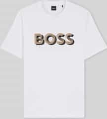 HUGO BOSS Regular Fit T-Shirt aus merzerisierter Baumwolle Modell THOMPSON 656