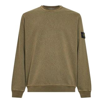 Stone Island Homme, Sweatshirts et sweats &agrave; capuche, Vert, Taille: M SweaT-shirt ras du cou coupe classique