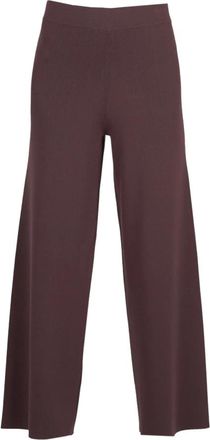 Alpha Studio Femme, Pantalons, Brun, Taille: 38 FR Pantalone Gar&ccedil;onne en maille