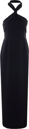Solace London Maxi Robe - Noir