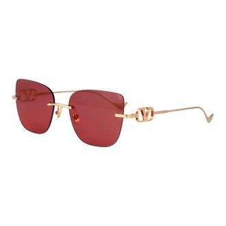 Valentino Garavani Femme, Accessoires, Jaune, Taille: 54 MM Lunettes de soleil