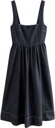 Next Jeanskleid Denimkleid mit ausgestelltem Rock (1-tlg)