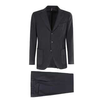 Santaniello Regular Wollkleid - - Suits - Herren - Blau - 2XL