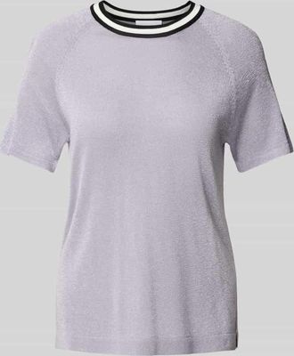 Jake*s Strickshirt mit Effektgarn und Raglanärmeln