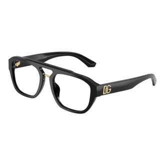 Dolce & Gabbana Homme, Accessoires, Noir, Taille: 55 MM Lunettes de vue