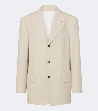 Bottega Veneta Blazer aus Wolle und Baumwolle