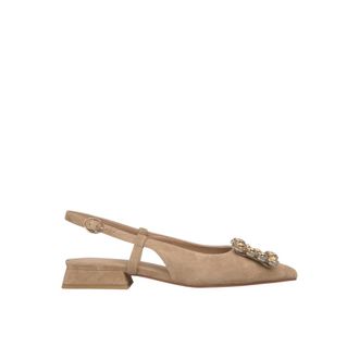 Alma En Pena Alma EN Pena, Femme, Chaussures, Beige, Taille: 38 EU Escarpin Slingback Pointu