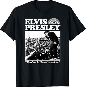 F4NT4STIC Elvis A Heartbreaker King of RocknRoll Music T-Shirt
