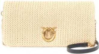 Pinko Pinko, Femme, Sacs, Beige, Taille: ONE Size Pinko - Sacs > Sacs bandouli&egrave;re