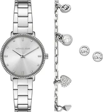 Michael Kors Coffret cadeau Pyper - Femme - Accessoires - Gris - Taille: ONE Size