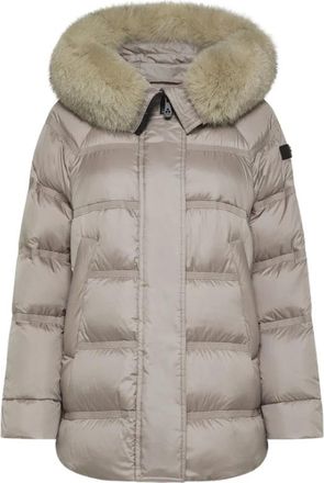 Peuterey Pelzjacke Takan MQS 03 - - Jackets - Damen - Beige - L