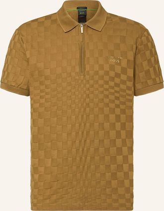 HUGO BOSS Jersey-Poloshirt icons70 Regular Fit braun
