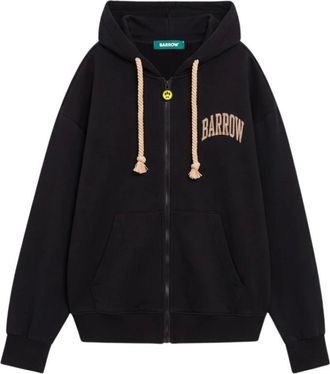 Barrow Barrow - SweaT-shirt z zippeur - Homme - Sweatshirts et sweats &agrave; capuche - Noir - Taille: XL