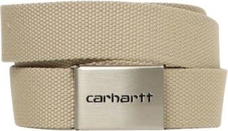 Carhartt Work in Progress Homme, Accessoires, Beige, Taille: ONE Size Ceinture classique en tissu avec boucle en métal
