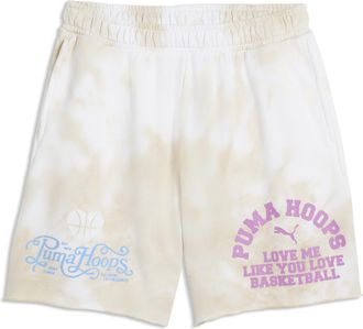 Puma Short de basket d&eacute;contract&eacute; What The Fun Unisexe, Accessoires, Blanc, 3XL