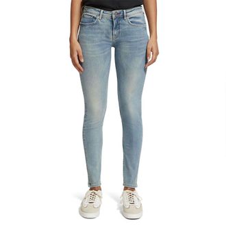 Scotch & Soda Bohemienne mid-Rise Skinny Jeans Damen Jeans, Waterways, 28-30