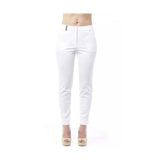 PESERICO High Waist Hose - - Trousers - Damen - Wei&szlig; - XS