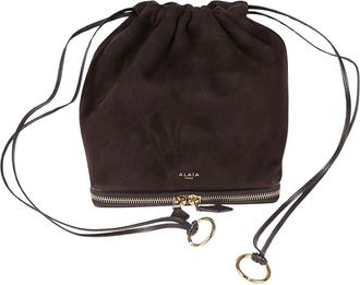 Alaia Le Pochon Bag - Femme - Sacs - Brun - Taille: ONE Size
