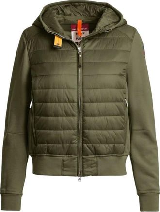 Parajumpers Femme, Sweatshirts et sweats &agrave; capuche, Vert, Taille: 36 FR Caelie Hybrid Sweat