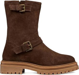 Geox bottines à boucle - Marron