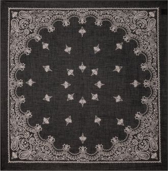 Destin Foulard Carr&eacute; Black