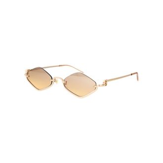 Gucci Gg1604S Geometrische Sonnenbrille - - Accessories - Damen - Gelb - 53 MM
