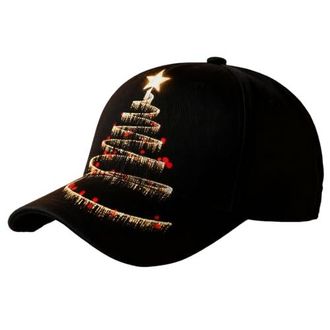 Generic Casquette de baseball pour femme | Arbre de No&euml;l imprim&eacute; pare-soleil - Chapeau de baseball doux et d&eacute;contract&eacute; | pour adolescents hommes f&ecirc;te annivers