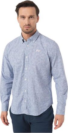 La Martina Homme, Chemises, Bleu, Taille: 2XL Poplin Cotton Shirt